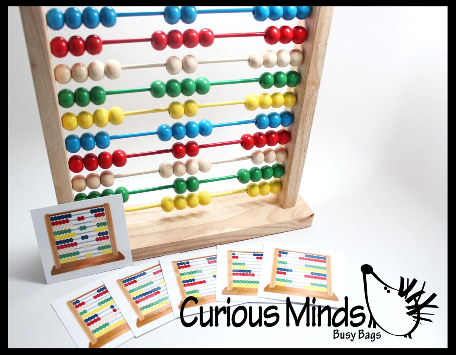 CARDS ONLY Abacus Pattern Cards Educational Montessori - Etsy