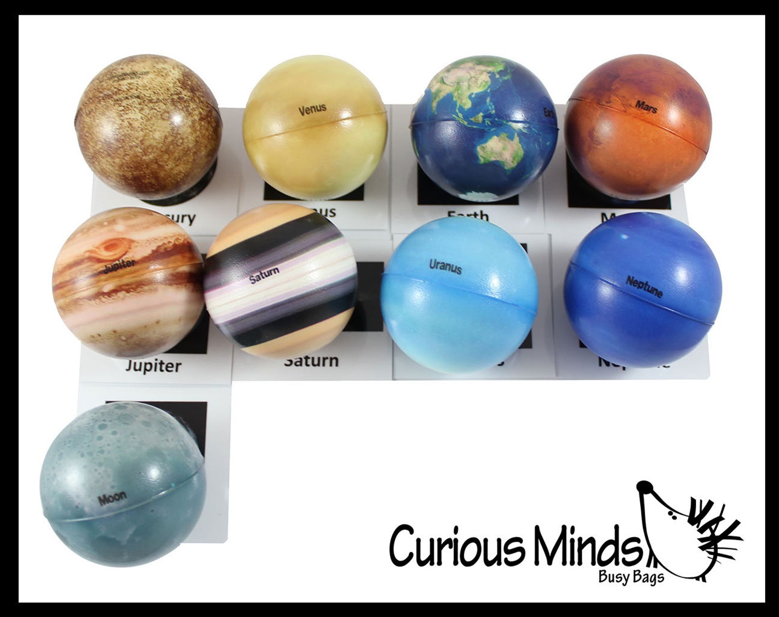 Universe Solar System Match With Cards Stress Ball Set - Educational ...