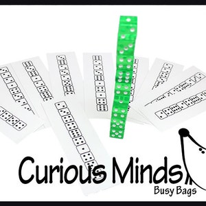 PDF DOWNLOAD - Busy Bag: Dice Patterns - Number Learning Activity ...