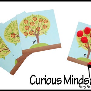 PDF - Number Fill-in Busy Bag for Counting - Etsy