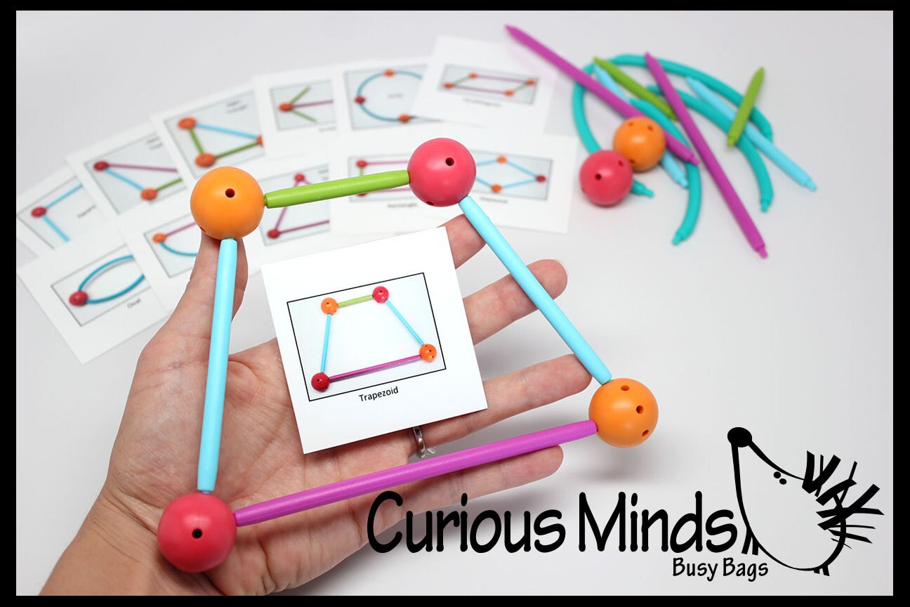 Building Geometric Shapes Construction Set - Etsy