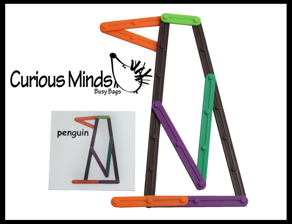 Creating Animals and Objects With Snap Together Plastic Sticks - Etsy