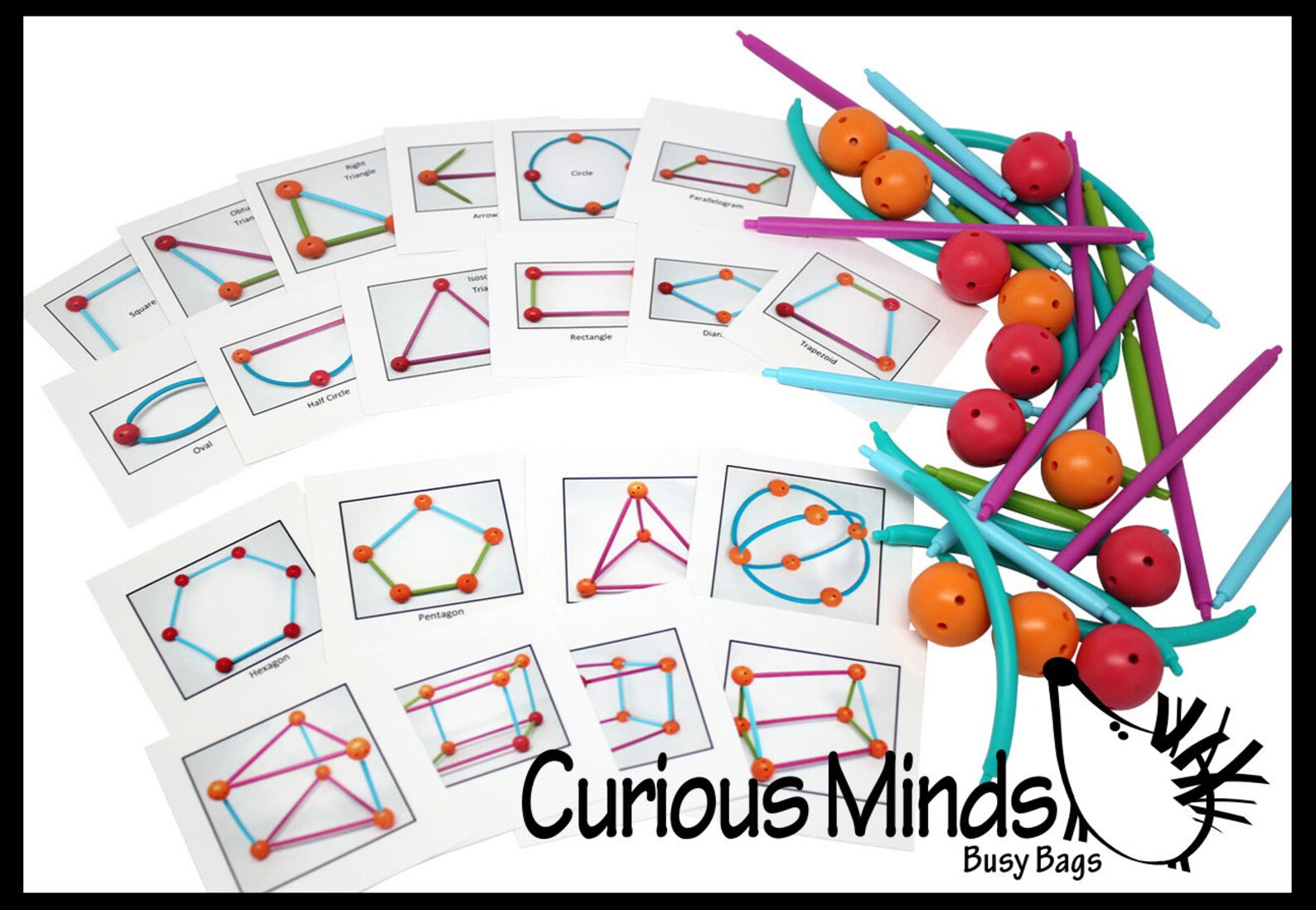 Building Geometric Shapes - Construction Set - Etsy