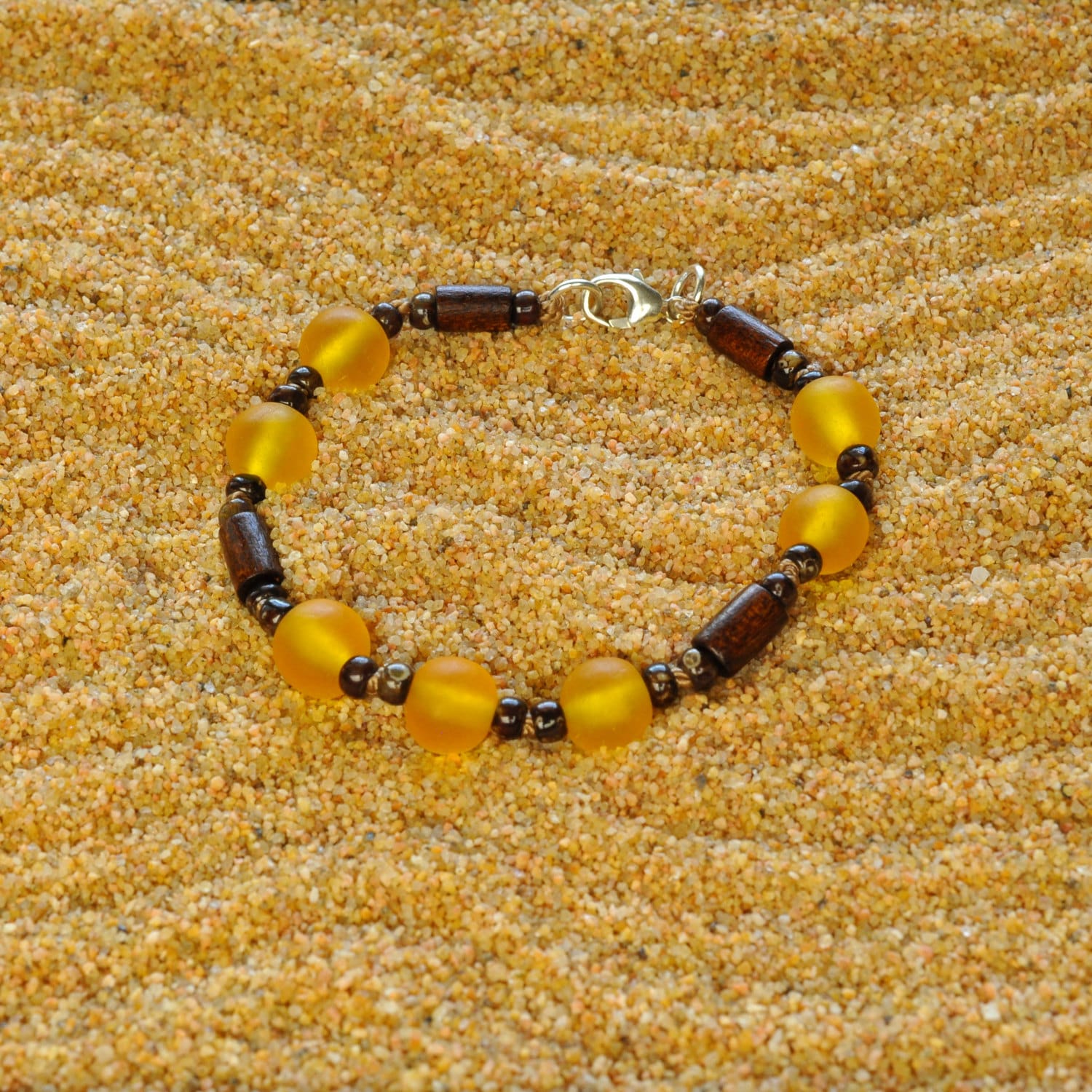 Butterscotch Yellow Fair Trade Resin Hand Knotted Lightweight - Etsy