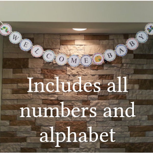 Hungry Caterpillar Banner - Etsy
