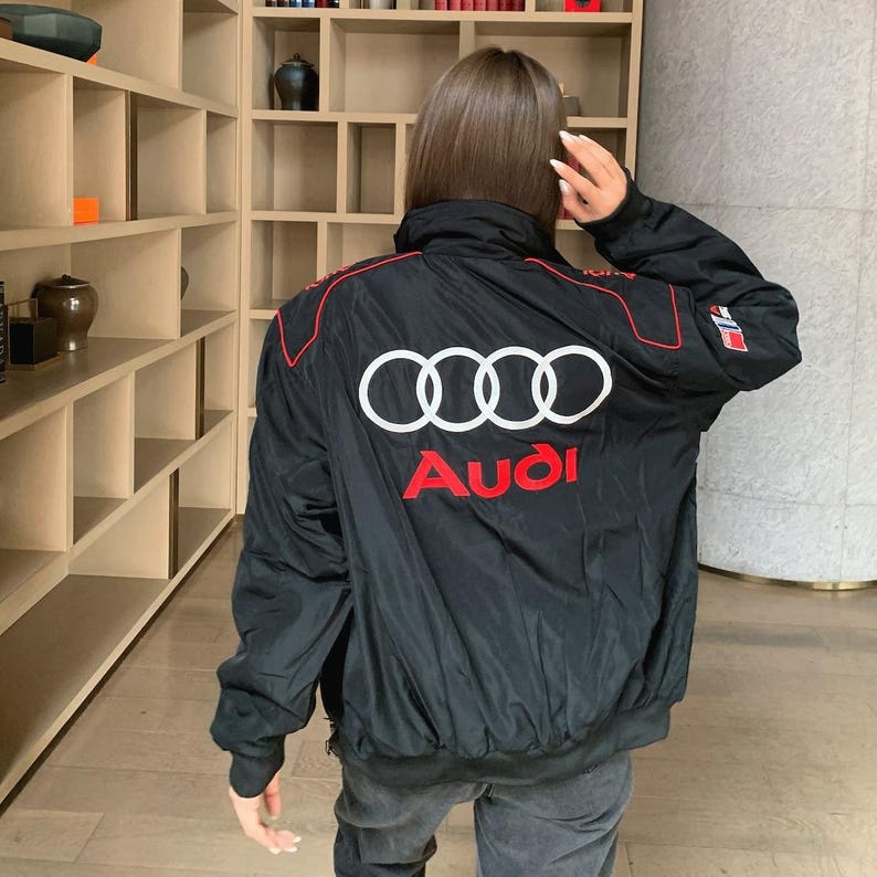 Smart Audi Sports Jacket for Men, Unique Racing Jackets With Patches ...
