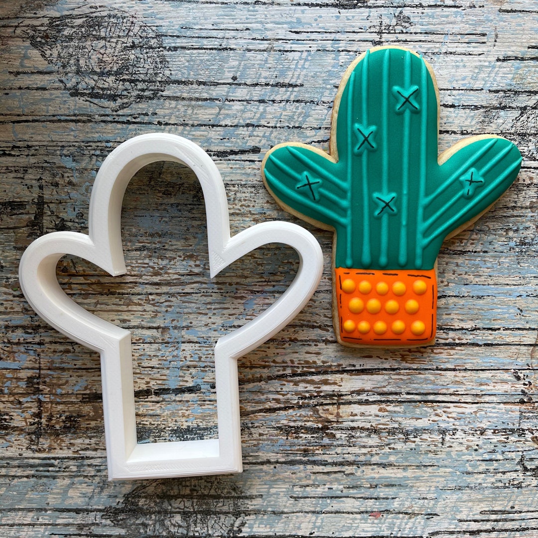 4.5 Inch Tall Funky Cactus Cutter STL File - Etsy