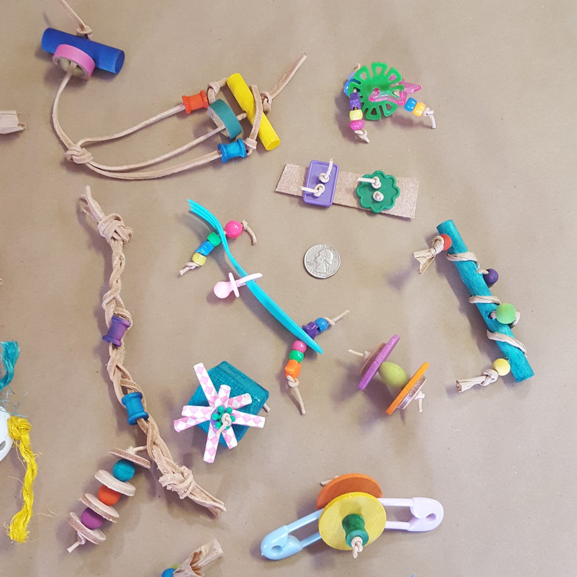 The ULTIMATE Lot of 25 FUN and UNIQUE Parrot Foot Toys - Etsy