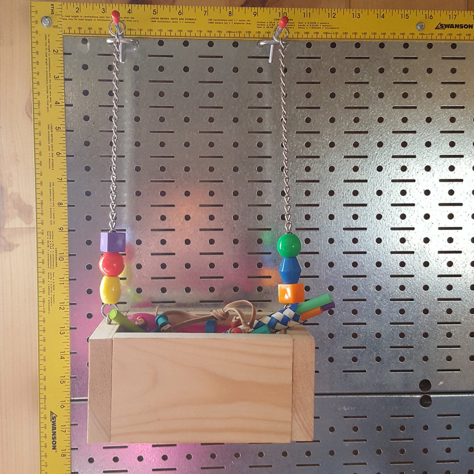 CHLOE'S TOY BOX ** 20 Assorted Foot Toys With an All Natural Wooden Box ...