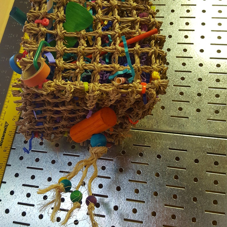 NATURAL Parrot Foraging Goodie Box **BIRDIE BEAKBOX ** - Etsy