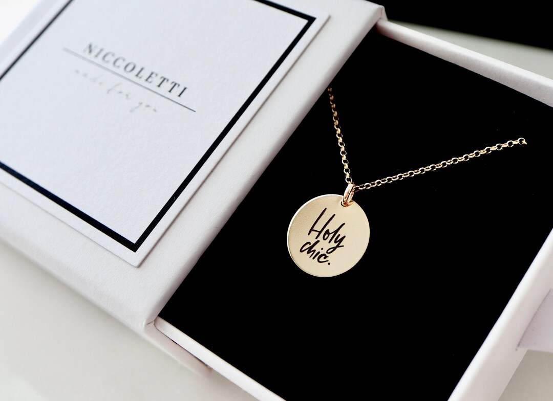 Holy Chic Charm Necklace | Personalized Charm Necklace for Him or Her ...