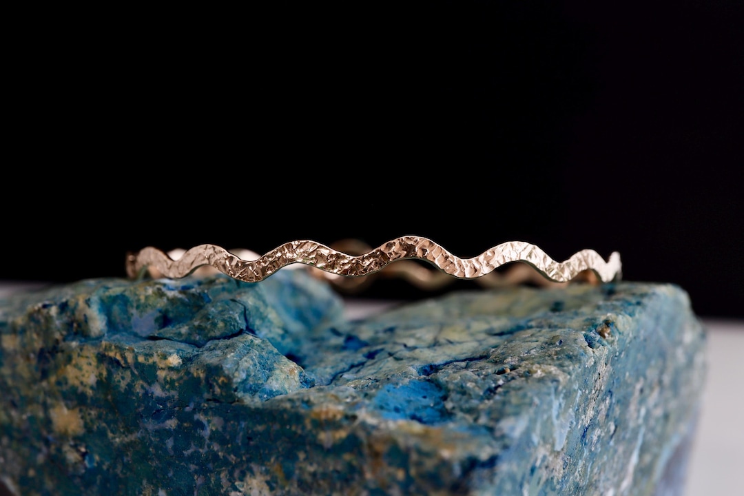 The Wave Bangle | Boho Sterling Silver Wavy Bracelet | Gold Wave Bangle ...