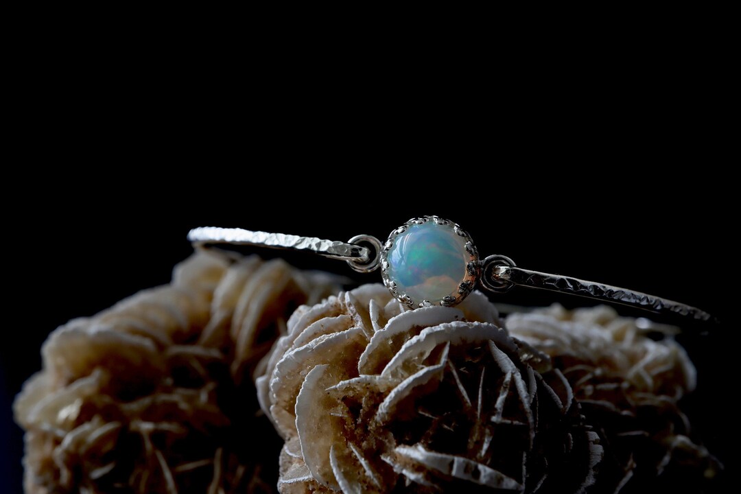 Welo Opal Royal Clasp Bangle | Natural Ethiopian Welo Opal October ...