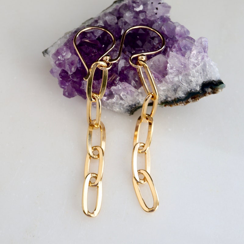 Paperclip Earrings - Etsy