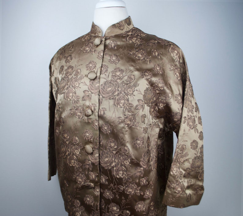 Vintage Early 1960s 60s Silk Brocade Cocktail Dress Set - Etsy