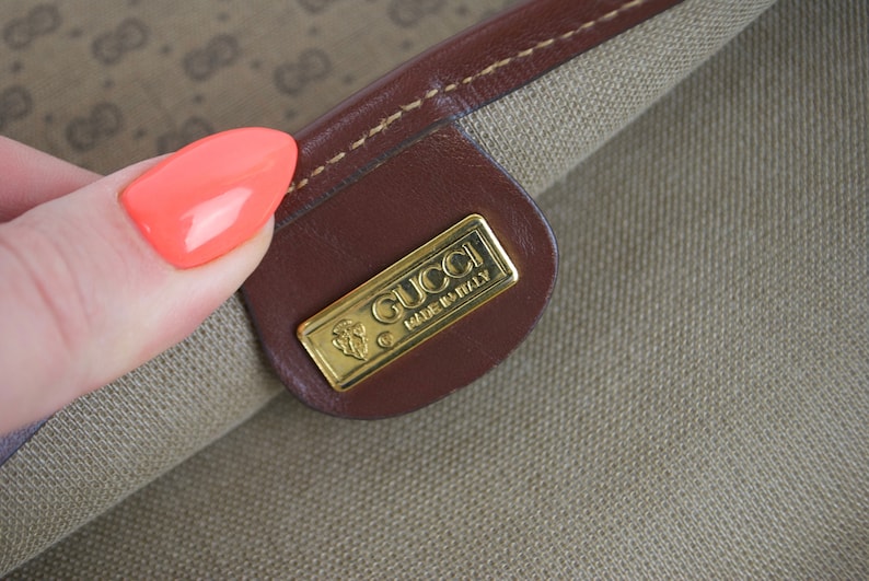 Vintage 1970s 1980s 1990s Leather Gucci Portfolio / 70s 80s - Etsy