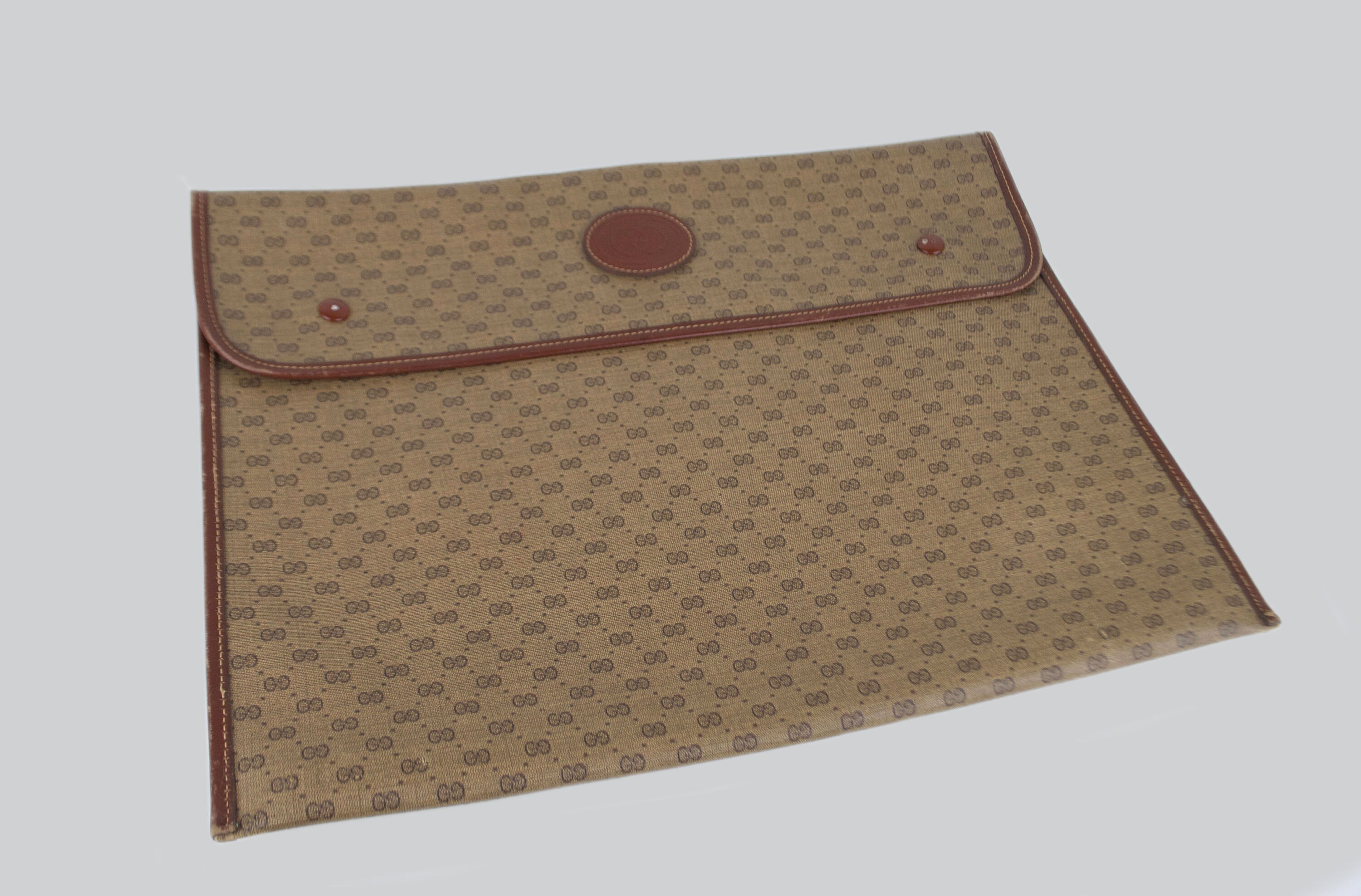 Vintage 1970s 1980s 1990s Leather Gucci Portfolio / 70s 80s 90s Gucci ...