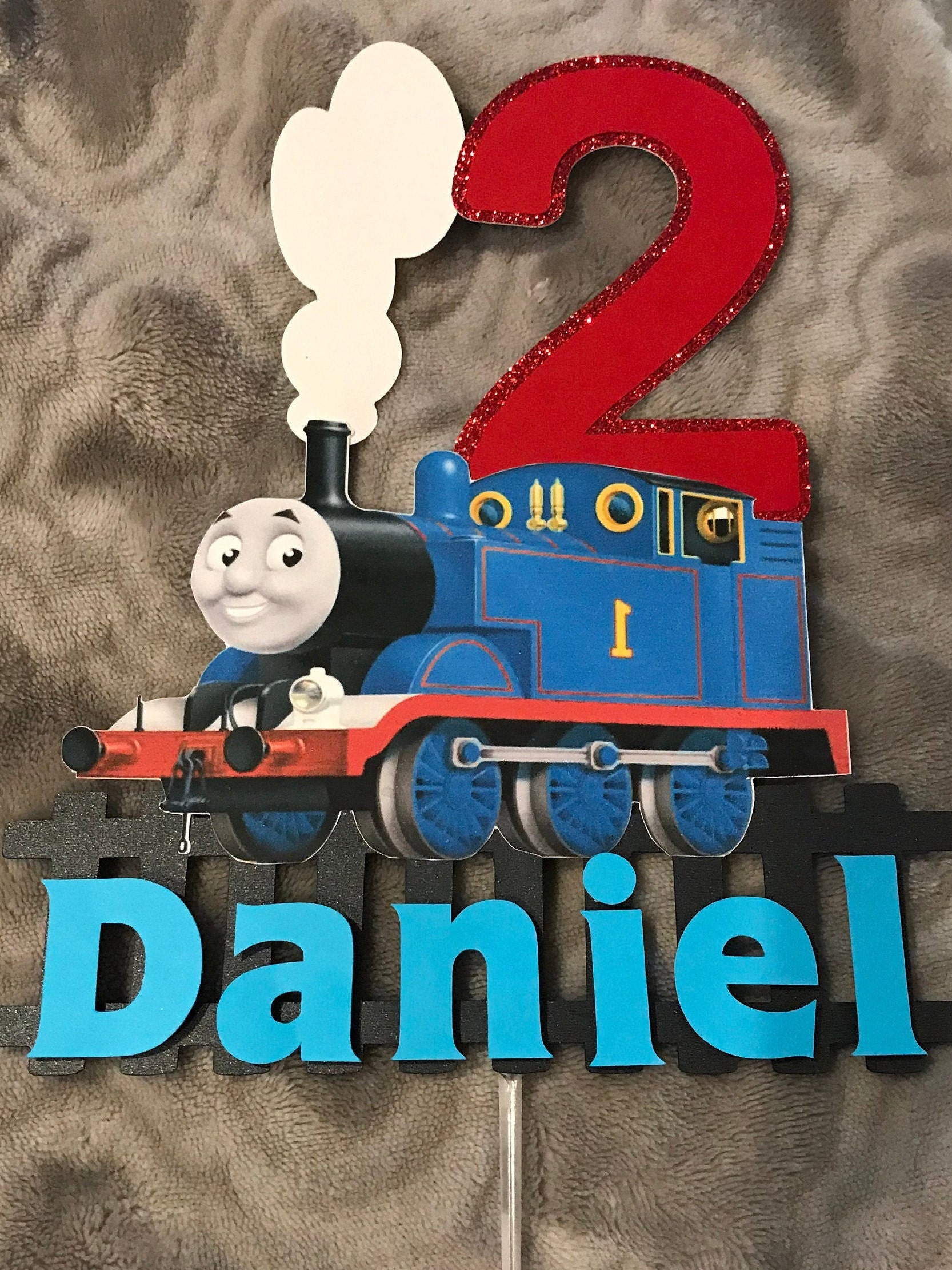Thomas the Train Cake Topper Thomas the Train Birthday Cake | Etsy
