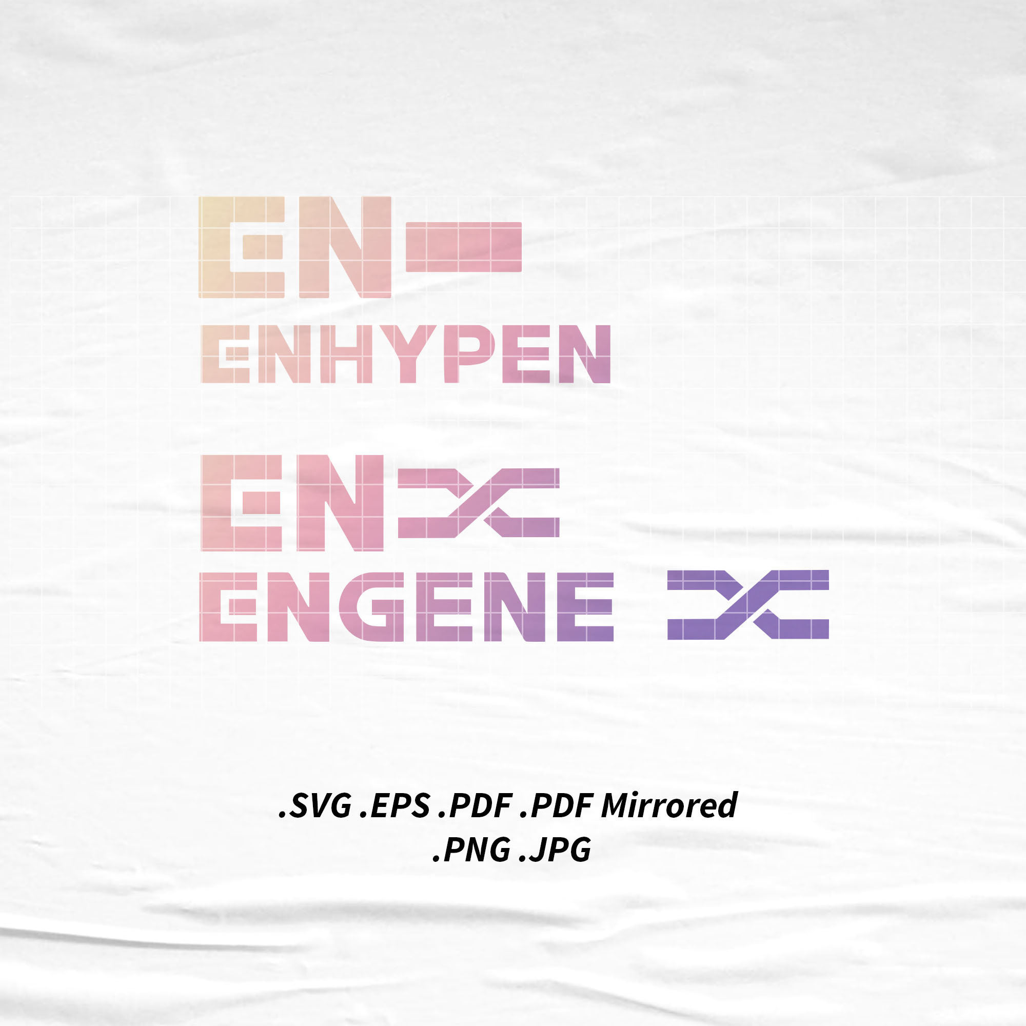 ENHYPEN x ENGENE Logo SVG Png Eps Pdf Vektor Schneidedatei für - Etsy.de