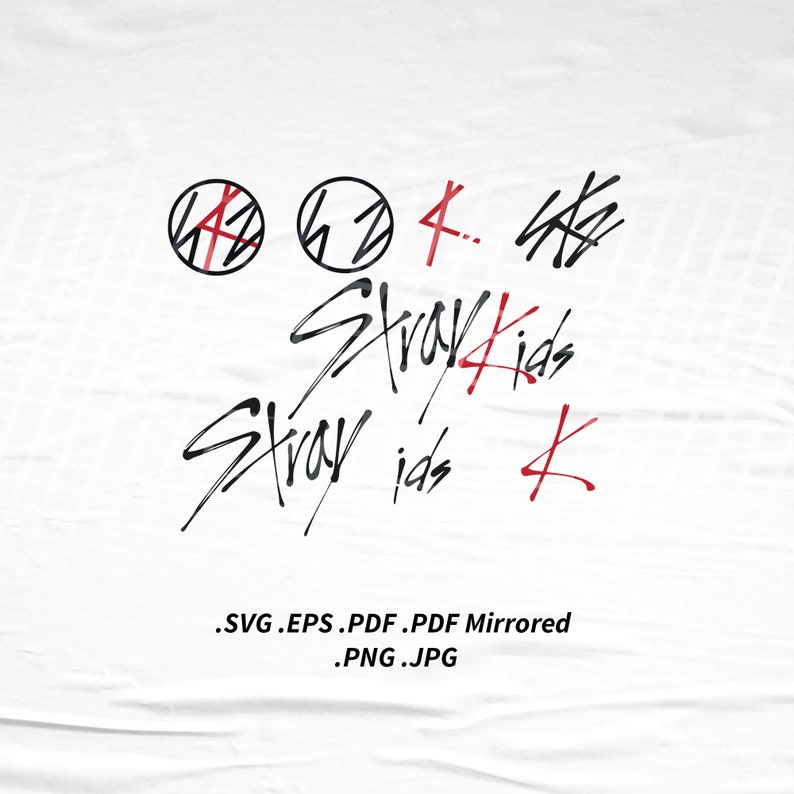 Stray Kids Logo SVG Png Eps Pdf Vector Cutting File for Cricut | Etsy