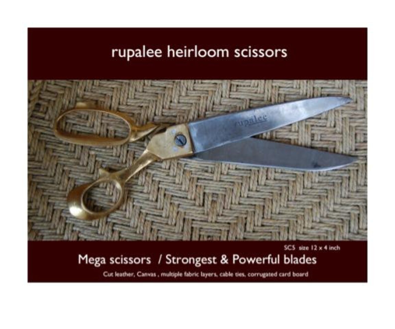 12" Dress Maker Scissors - Handmade - Etsy
