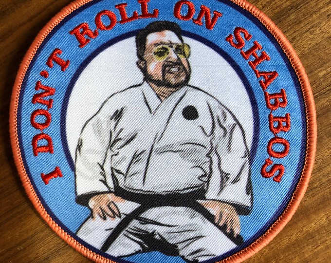I Dont Roll on Shabbos Embroidered Patch - Etsy