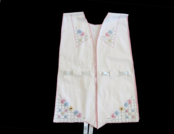 1920s Hand Embroidered Combing Jacket - Extra Small - Gem