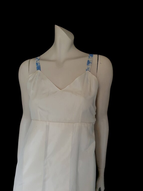 1930s Pleated Taffeta Slip Gown - Bust 81 cm - Gem