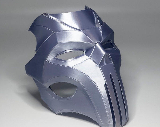 Metallic Phantasm Doom Casey Jones Mask Silver 3D Printed Halloween ...