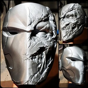 Zombie Red Hood Inspired Helmet – Deceased Cosplay Mask – 3D Printed ...