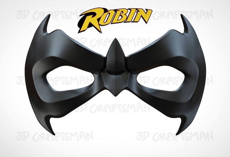 Robin Mask / Super Hero Cosplay Mask / Prop STL 3D Print - Etsy