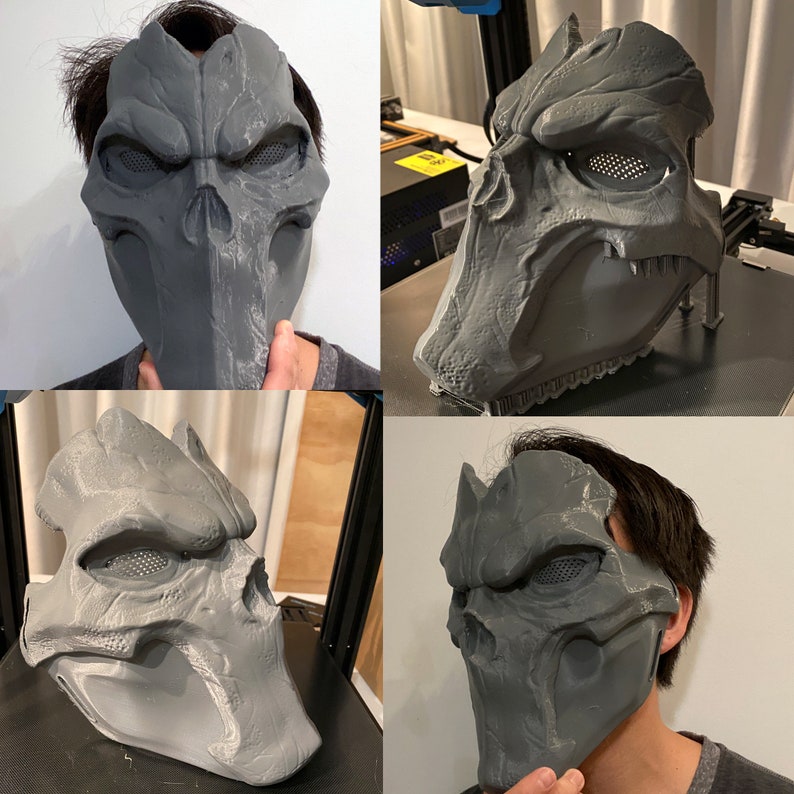 Darksiders Death Cosplay Mask STL 3D Print File - Etsy