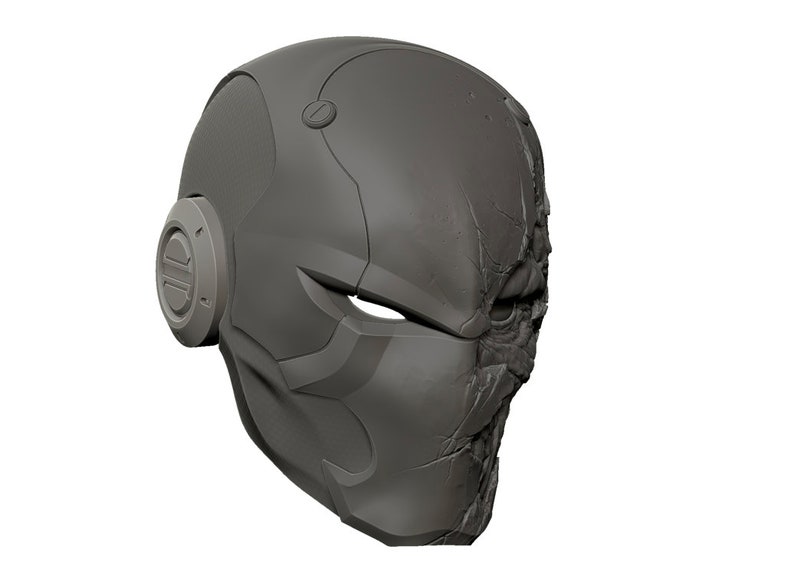 Red Hood Ronin Dceased Unkillables Helmet Cosplay Mask STL File 3D ...
