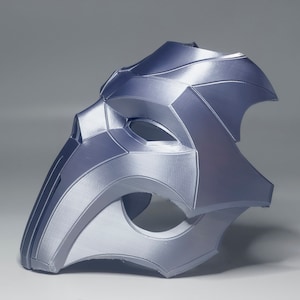 Metallic Phantasm Doom Casey Jones Mask Silver 3D Printed Halloween ...