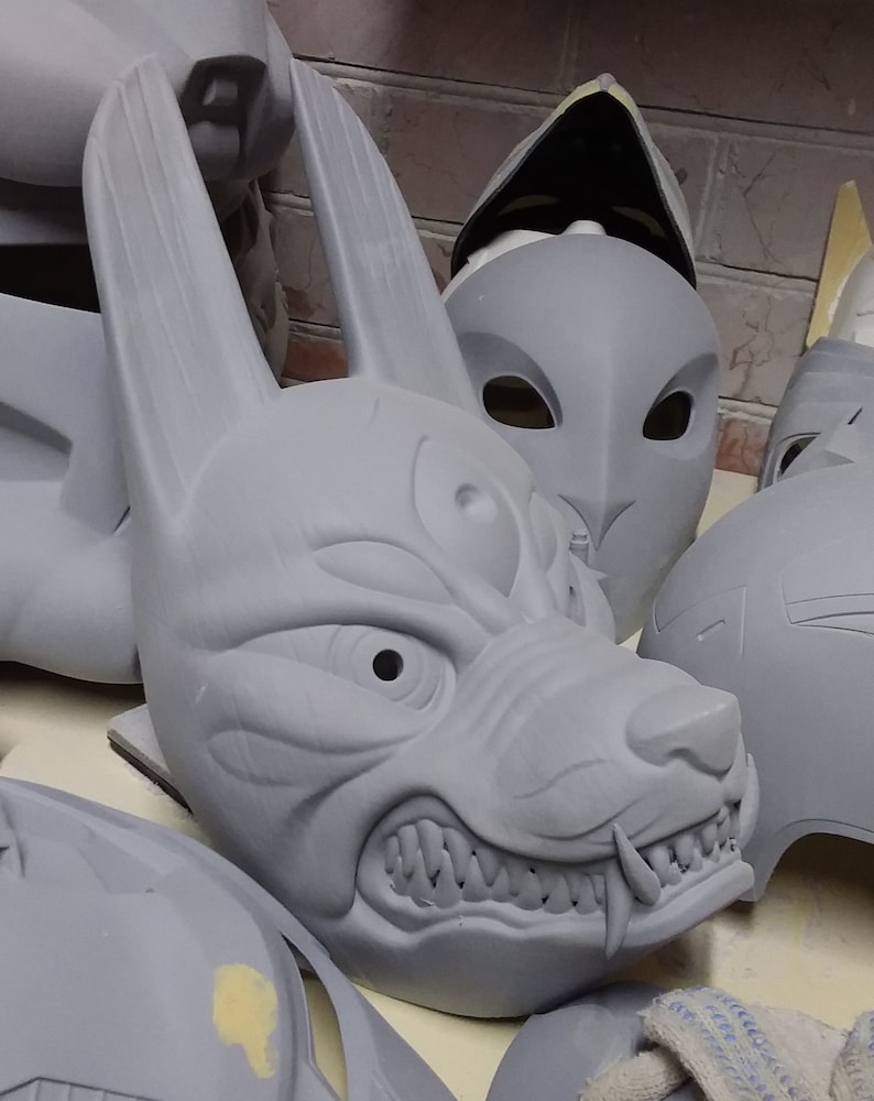Ghost of Tsushima Assassins - Dog Mask 3D Print - Etsy