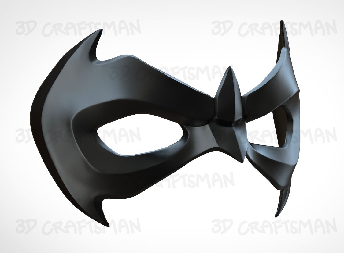 Robin Mask / Super Hero Cosplay Mask / Prop STL 3D Print - Etsy