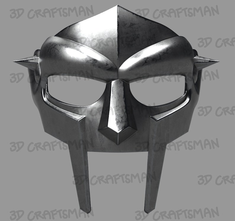 MF Doom Mask 3D Print Ready - Etsy