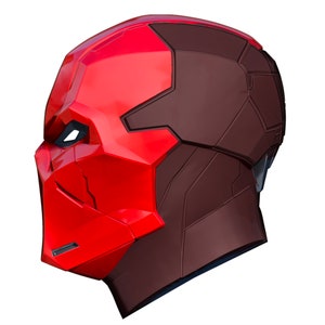 DC Red Hood Metal Mask Helmet Cosplay STL File - Etsy