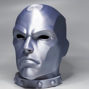 GI Joe Destro Cosplay Costume Mask Helmet 3D Print Metallic Silver - Etsy