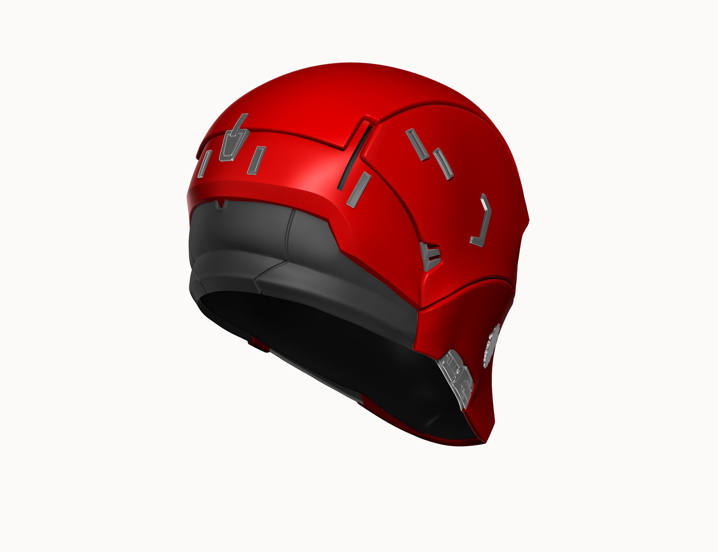 DC Red Hood Arkham Knight Hybrid Designed Helmet STL 3D Print File ...