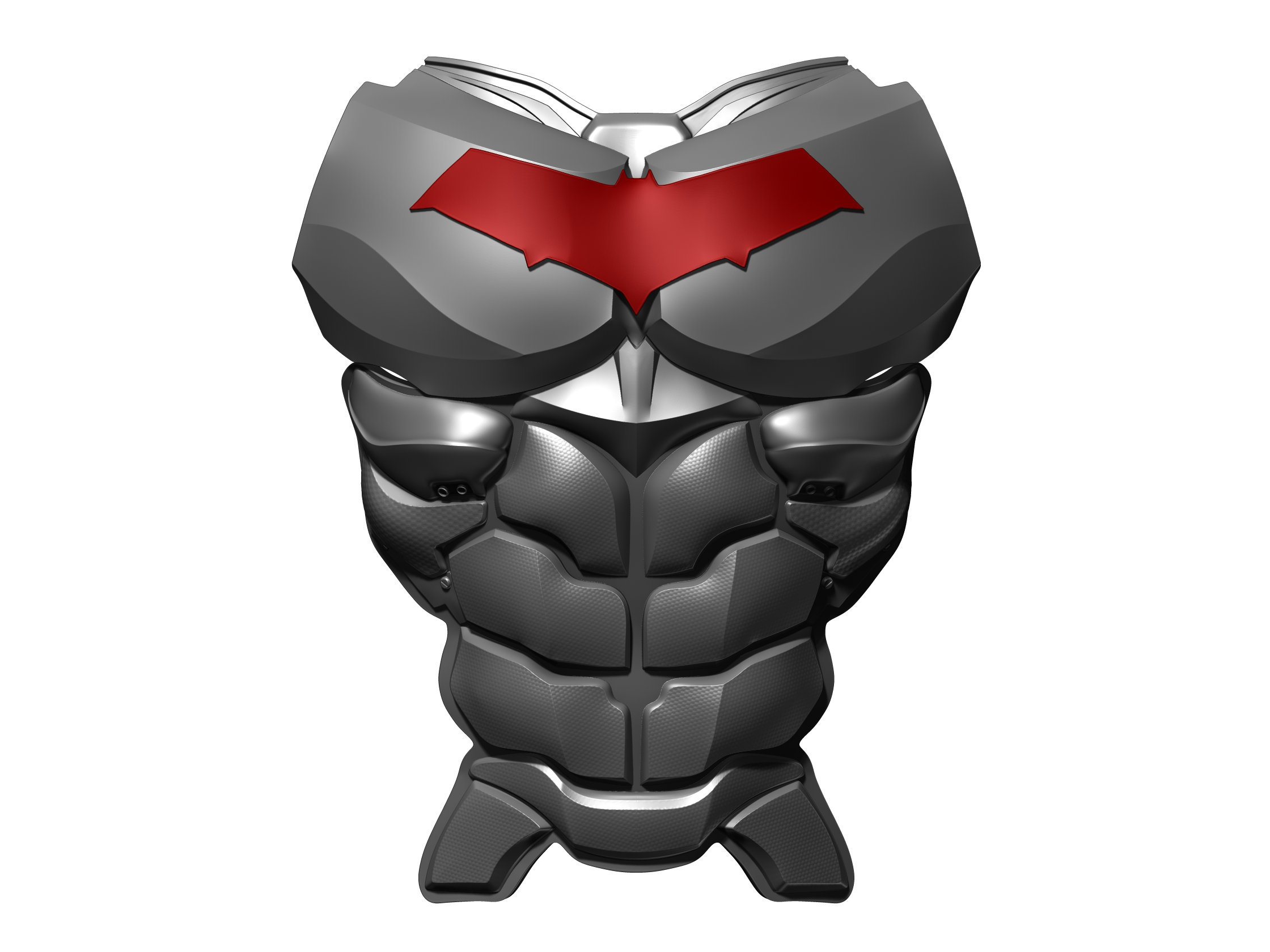 DC - Red Hood Chest and Stomach Armor With Carbon Fibre Texture ...