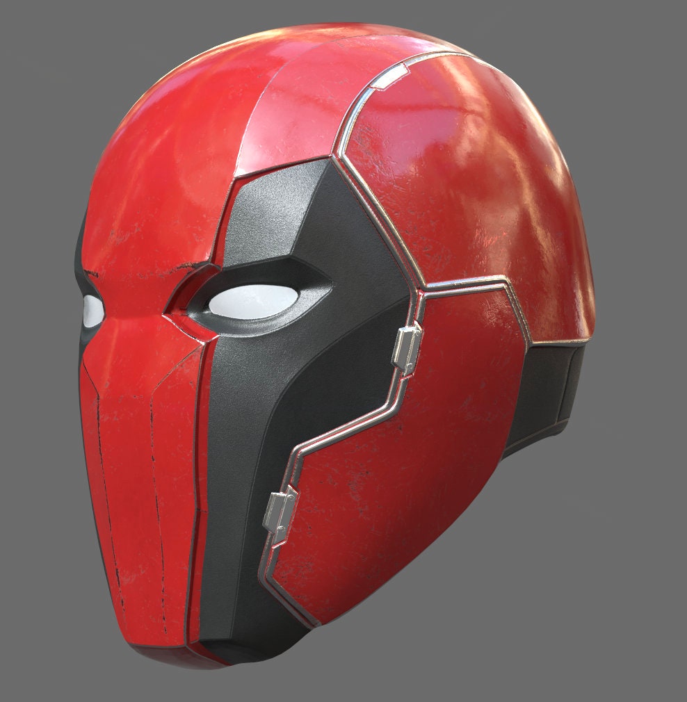 Red Hood Injustice 2 Jason Todd Mask Helmet Cosplay 3D Print | Etsy