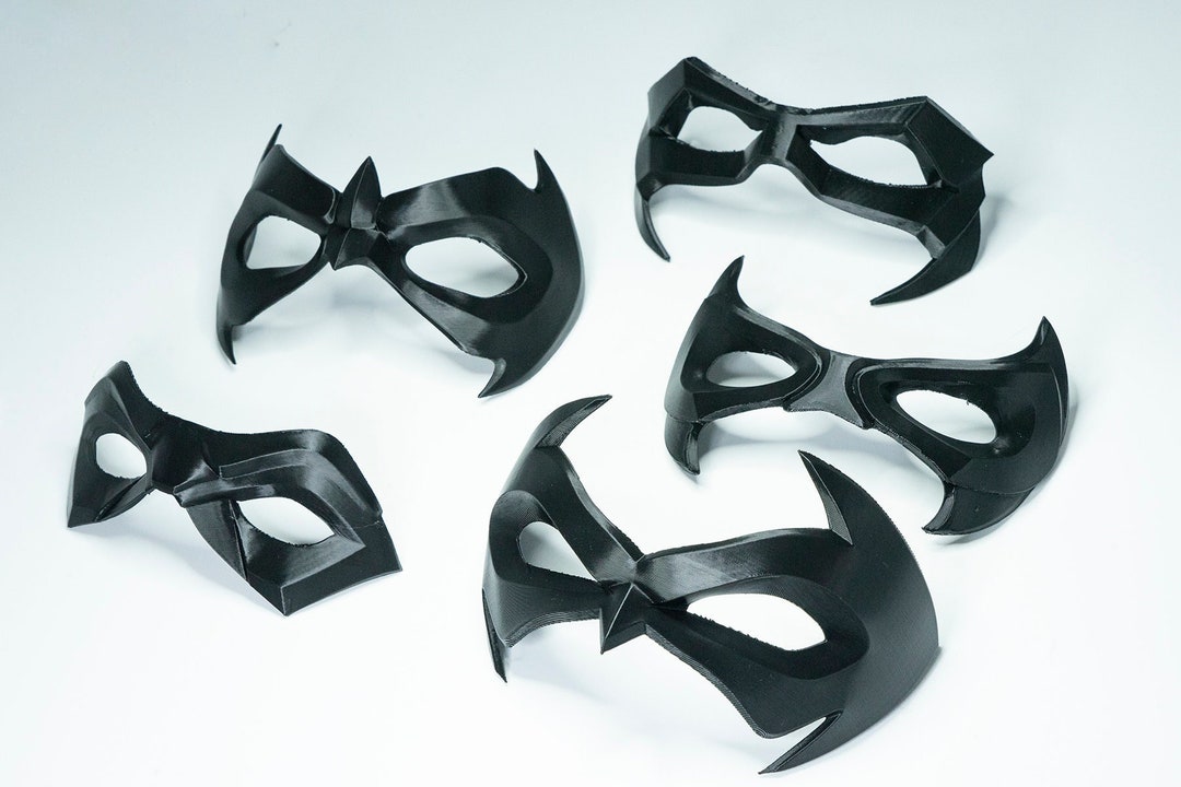 Robin Nightwing 9 Piece Combo Pack Cosplay Eye Masks 3D Print - Etsy