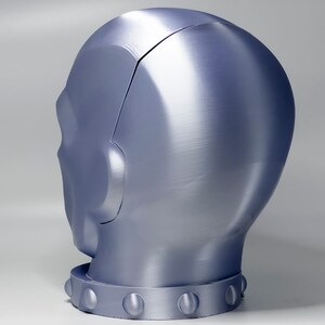 GI Joe Destro Cosplay Costume Mask Helmet 3D Print Metallic Silver - Etsy