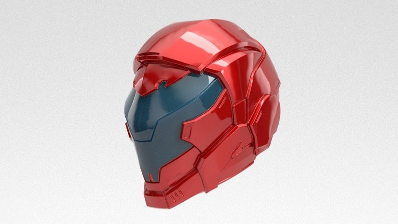 Sci Fi Helmet Cosplay Mask STL File 3D Print - Etsy