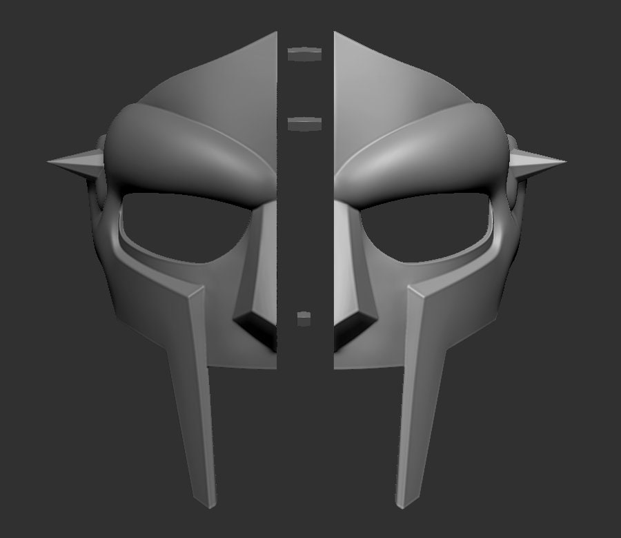 MF Doom Mask 3D Print Ready - Etsy