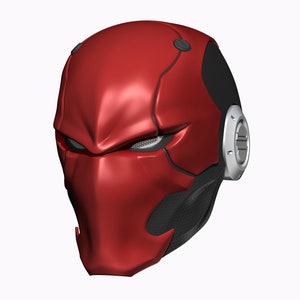 Red Ronin Red Hood Helmet Cosplay Mask STL File 3D Print - Etsy