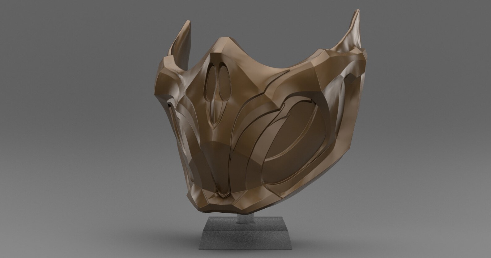 Mortal Kombat - Scorpion Mask Cosplay Mask STL File 3D Print - Etsy
