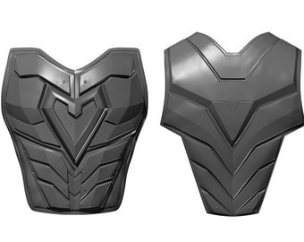 DC Red Hood Chest and Back Armor Cosplay STL 3D Print File - Etsy