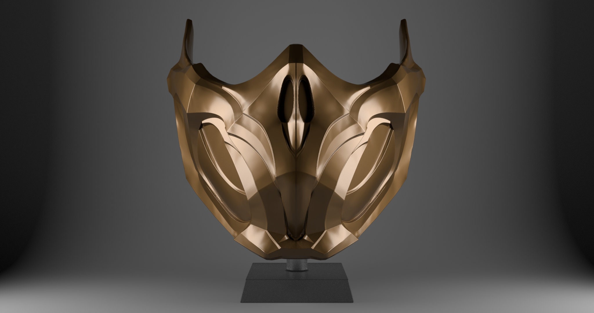 Mortal Kombat Scorpion Fan Art Cosplay Mask | Etsy